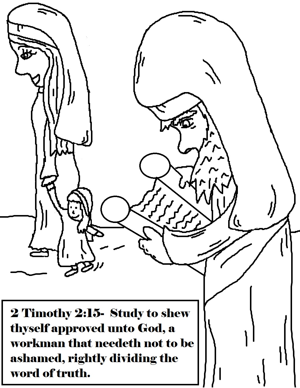Timothy Bible Coloring Pages Sketch Coloring Page