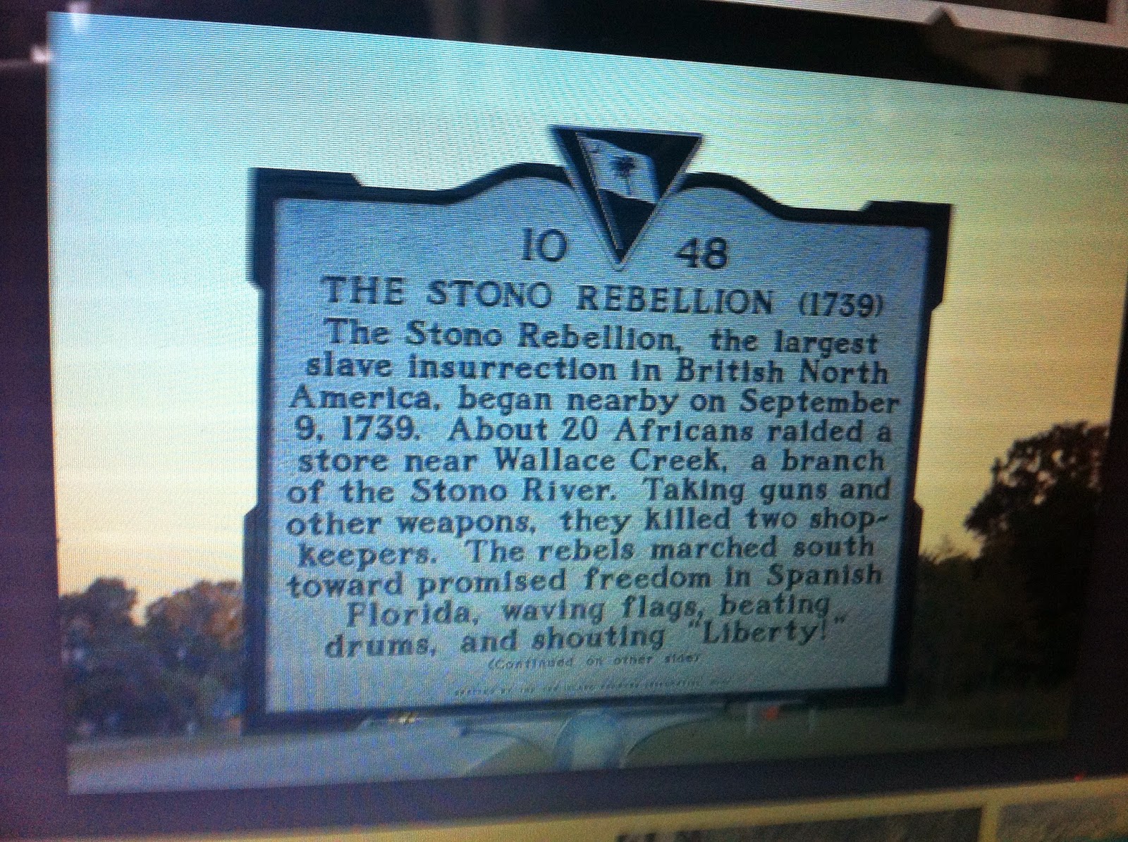THE BLACK SOCIAL HISTORY:: BLACK SOCIAL HISTORY : 1739 STONO REBELLION ...