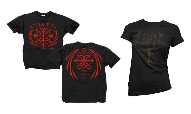 Creed Merchandise Available this November ~ AVICIIRESETTOPERFORM