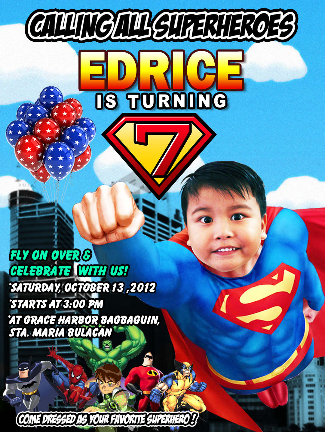 robotfrancisco's Blog: Edrice 7th Birthday