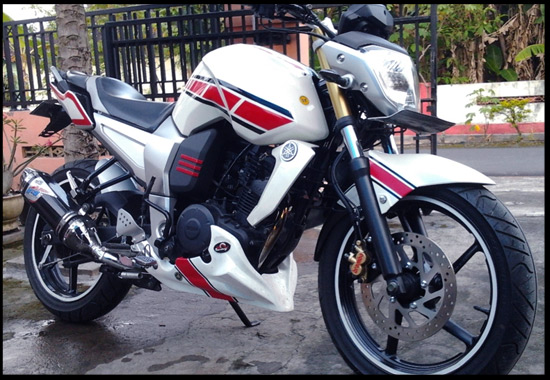 Modifikasi Yamaha Byson Touring Warna Merah Putih Biru ~ Otomotif Mania