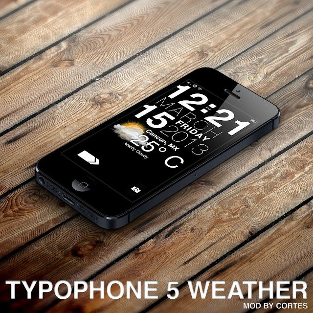 modi5: Typophone 5 Weather