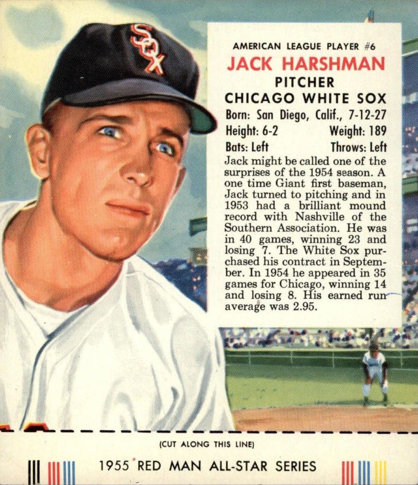 White Sox Cards: 1955 Red Man