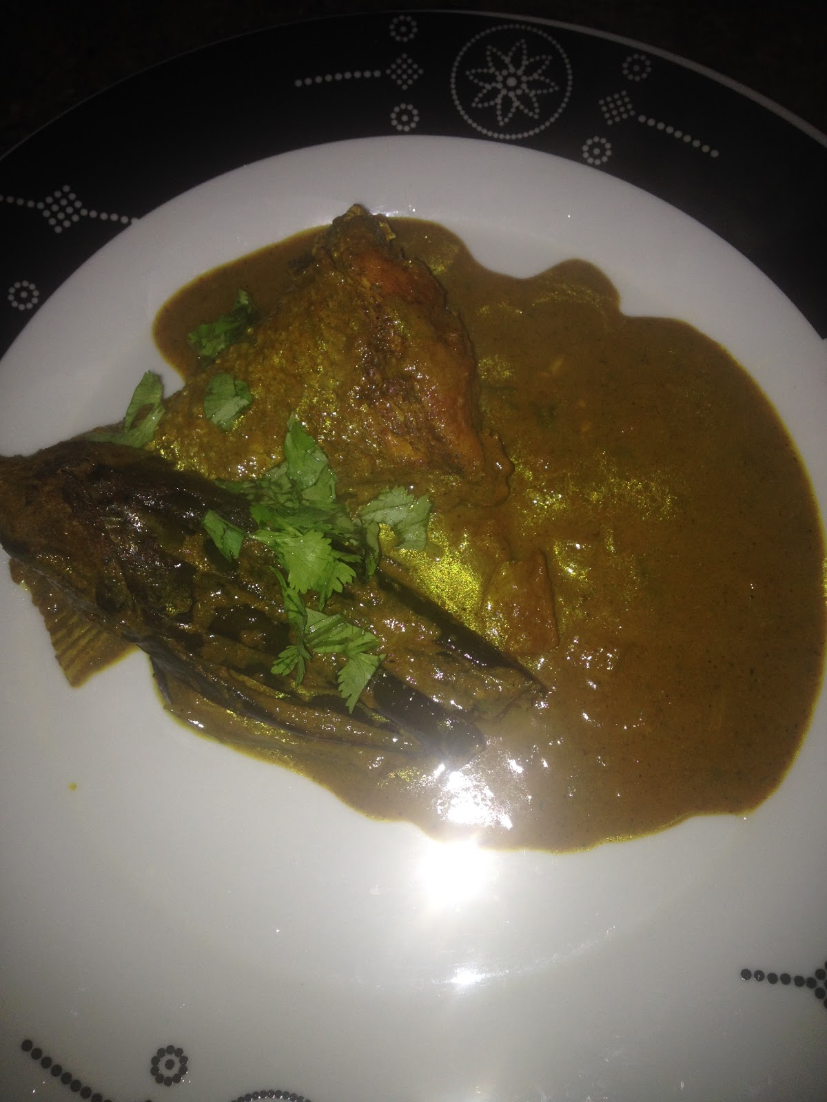 Mauritian and Fusion Cuisine: Fish curry with bringal