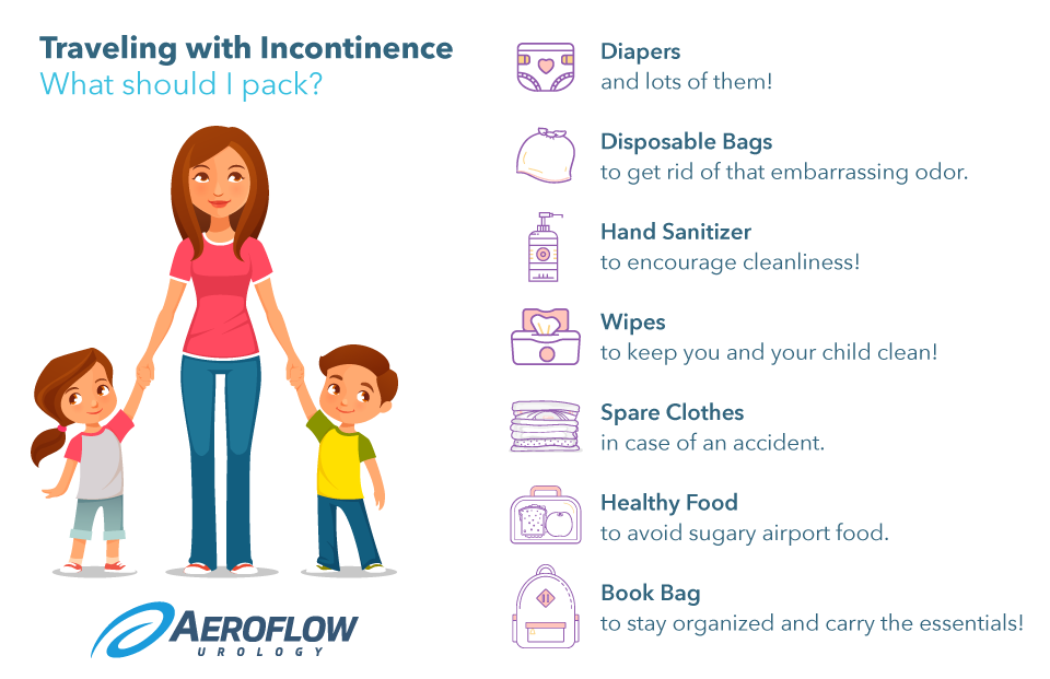 Traveling with Pediatric Incontinence #infographic - Visualistan