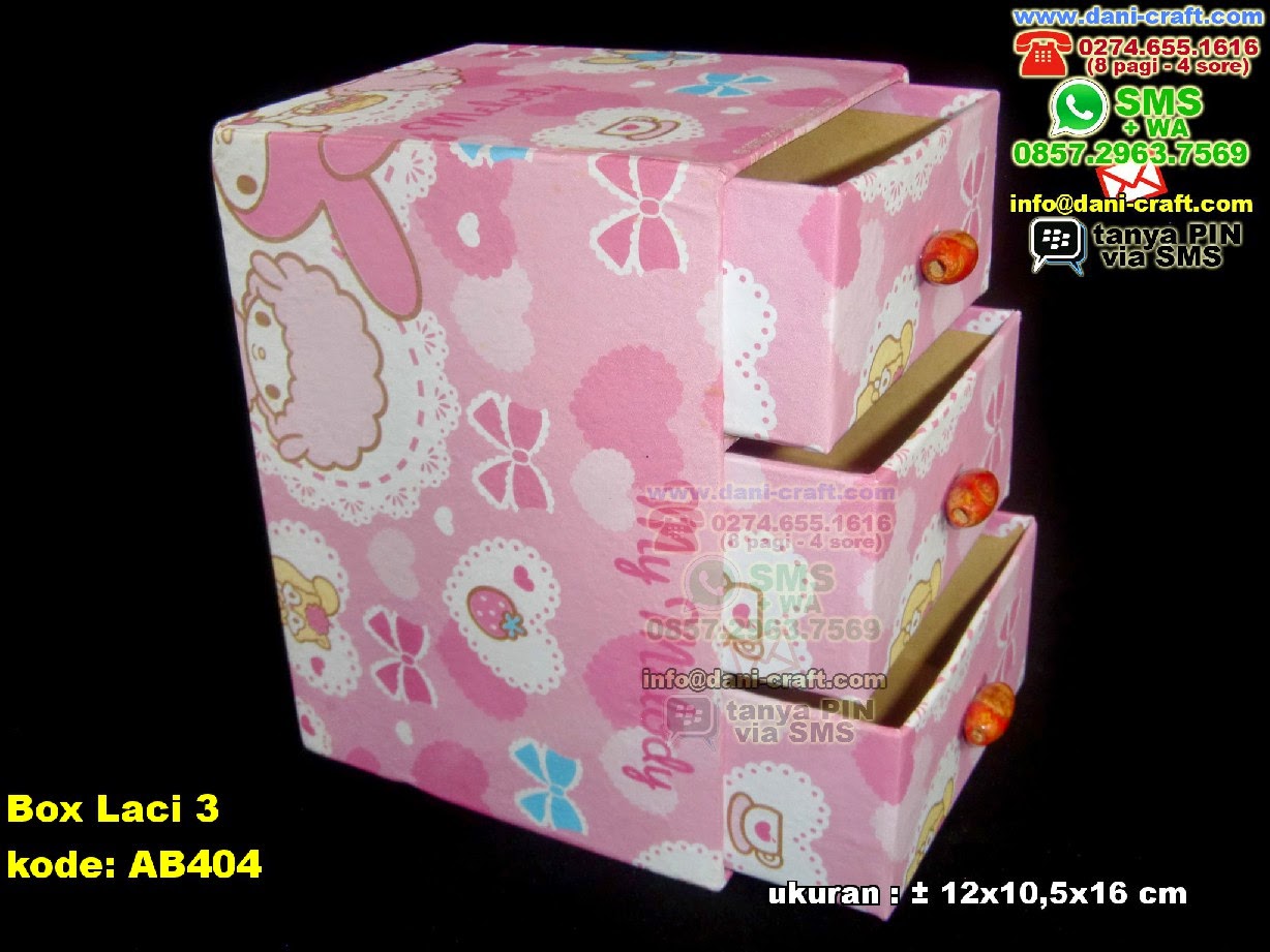 Box Laci Bahan Karton | Souvenir Pernikahan