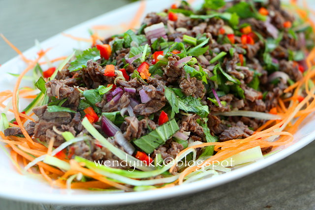 Table for 2.... or more: Lao Beef Larb - Indochina AFF Laotian #2