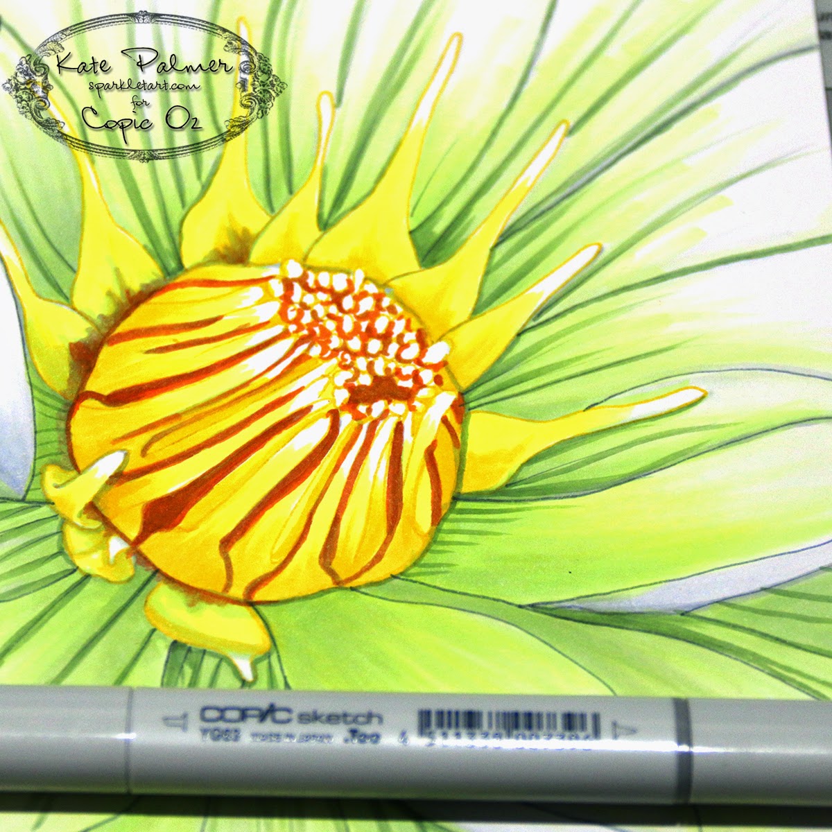 copic oz: Combining Watercolour Pencils with your Copics