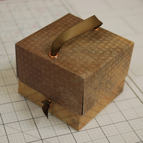 Club Scrap Creates: Handmade Box with Handle Instructions