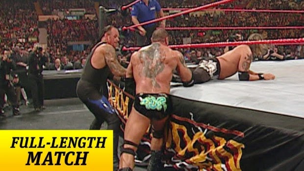 Historia del Wrestling: Batista vs Edge vs The Undertaker, Armageddon 2007