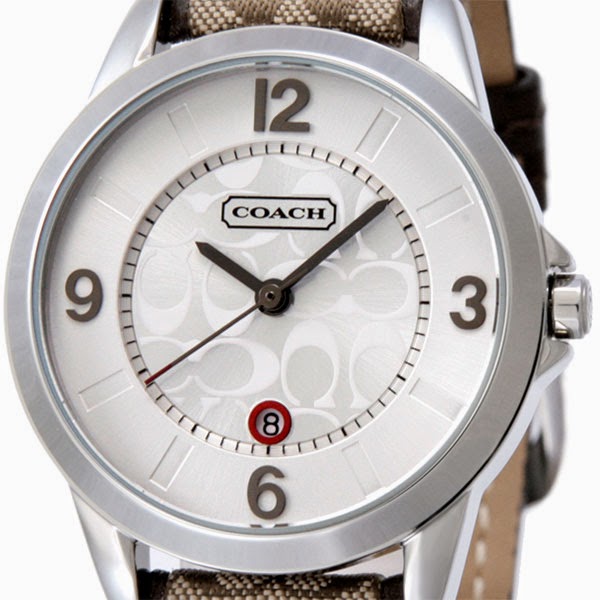 Coach Classic Signature Strap Watch 14501184 - Avenue Online