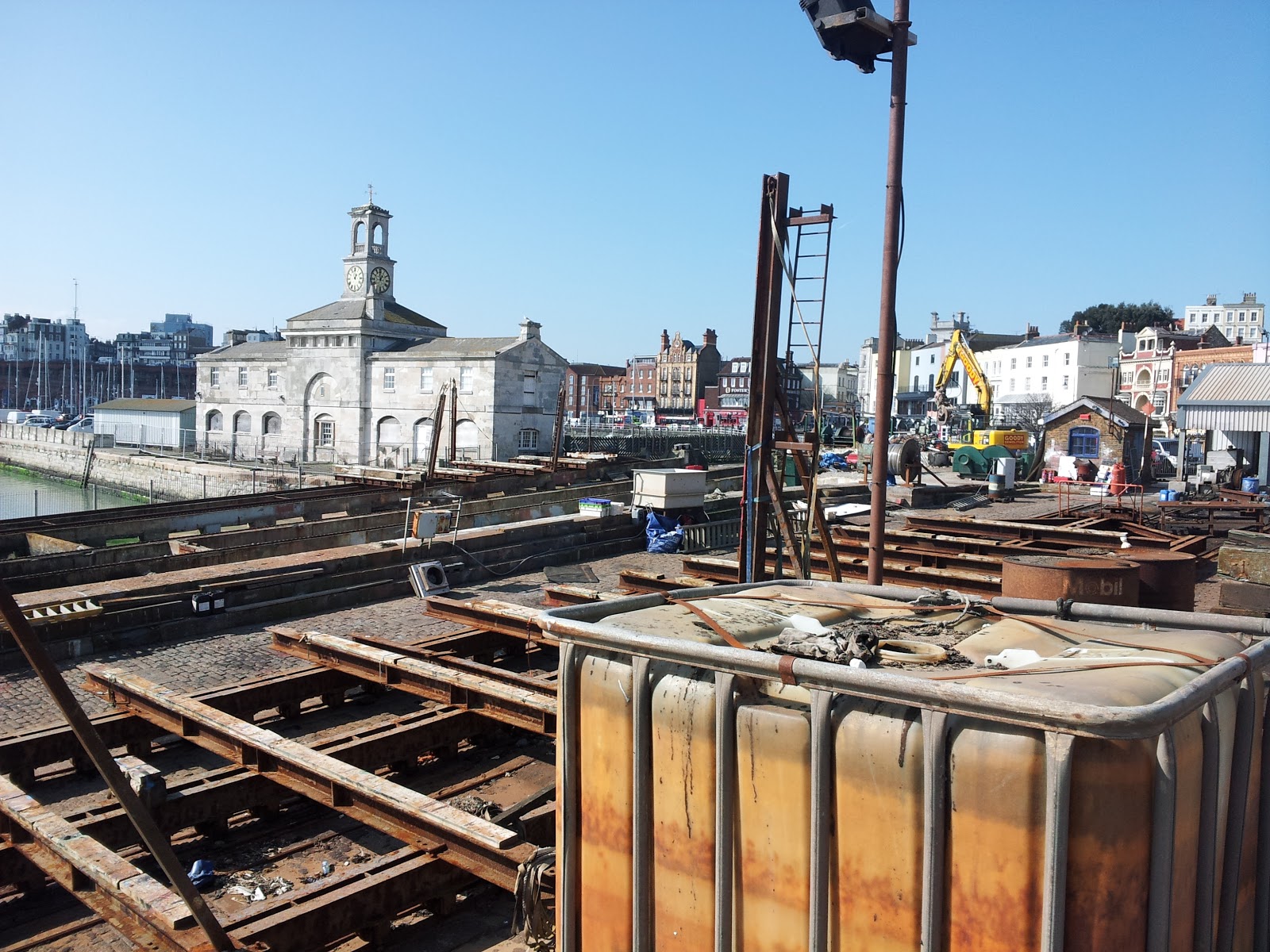 thanetonline: Ramsgate slipways, horrible heritage asbestos sheds, Mike ...