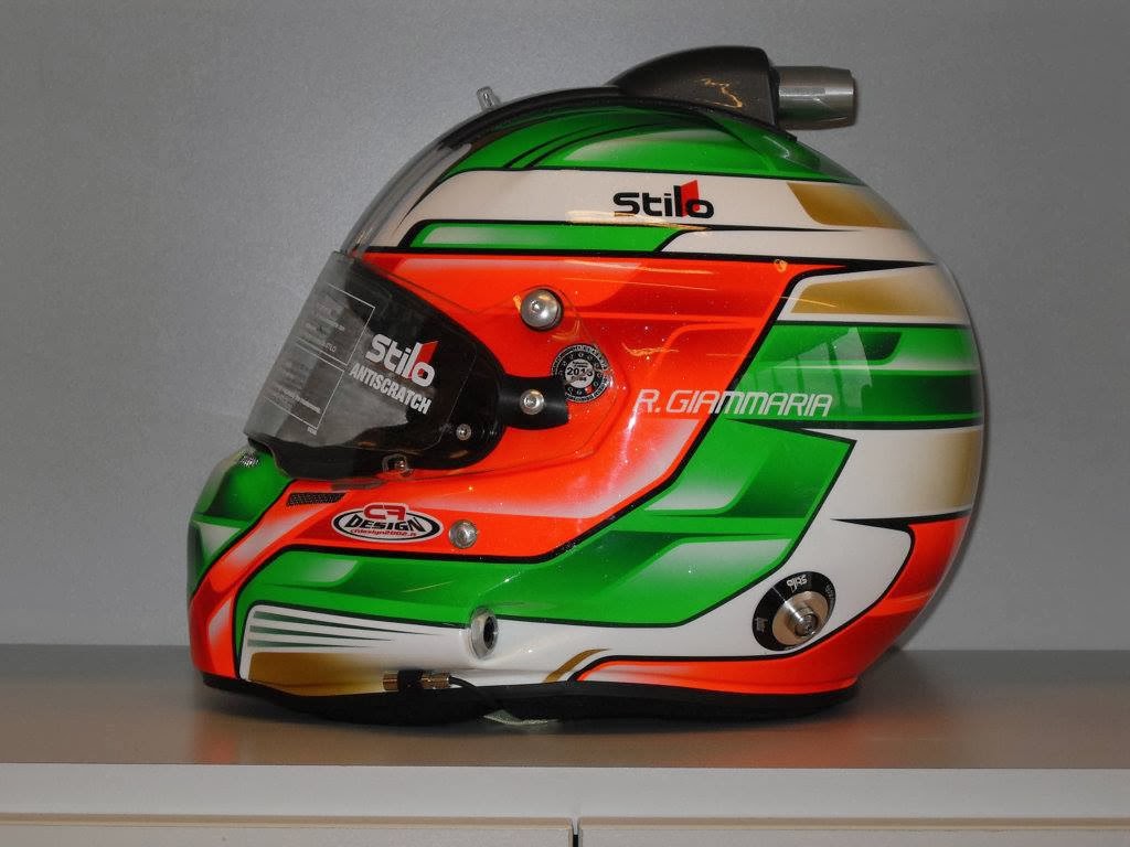 Racing Helmets Garage: Stilo ST4W R.Giammaria 2013 by CF Design