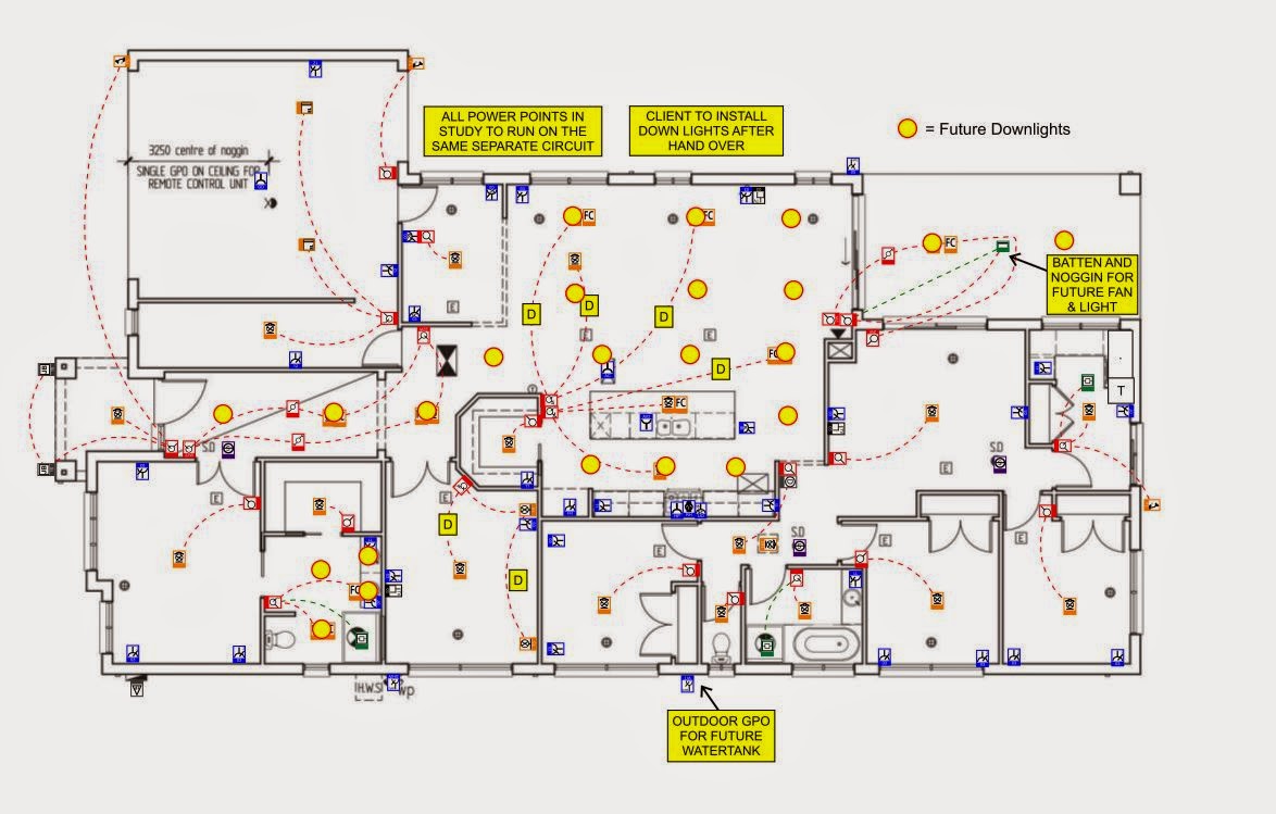 Dunedin 29 - Our First Home: Updated downlights plan