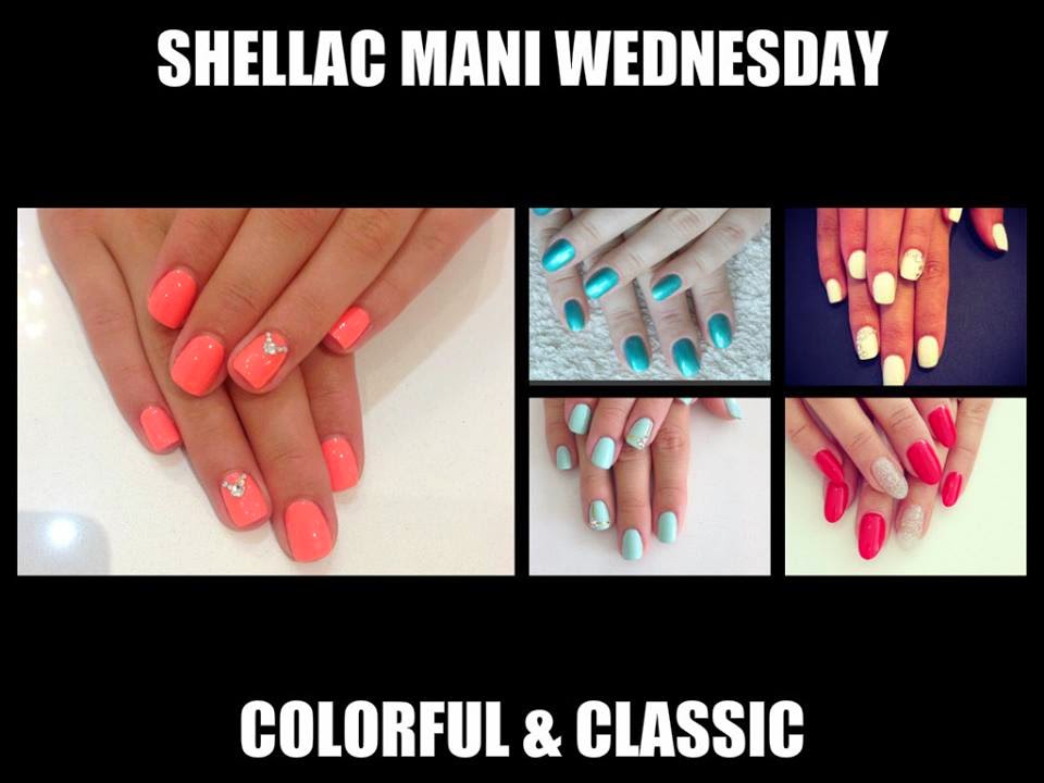 Shellac manicure acrylic back-fills and overlays in Tropix, Hotski ...