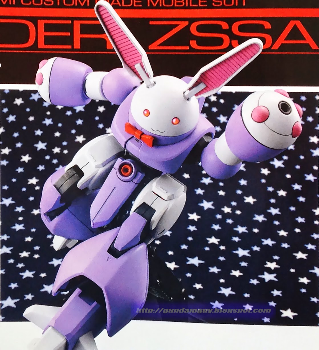 GUNDAM GUY: 1/144 AMX-102IKO Lavender ZSSA - Custom Build