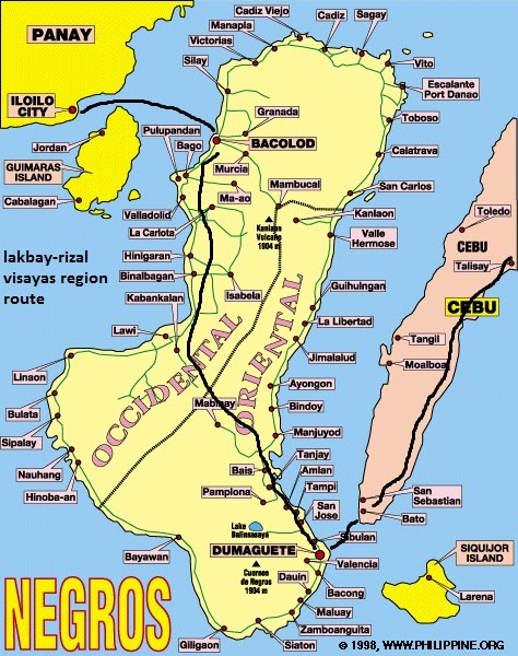 the viewing deck: Iloilo - Dumaguete - Cebu on Week-End only