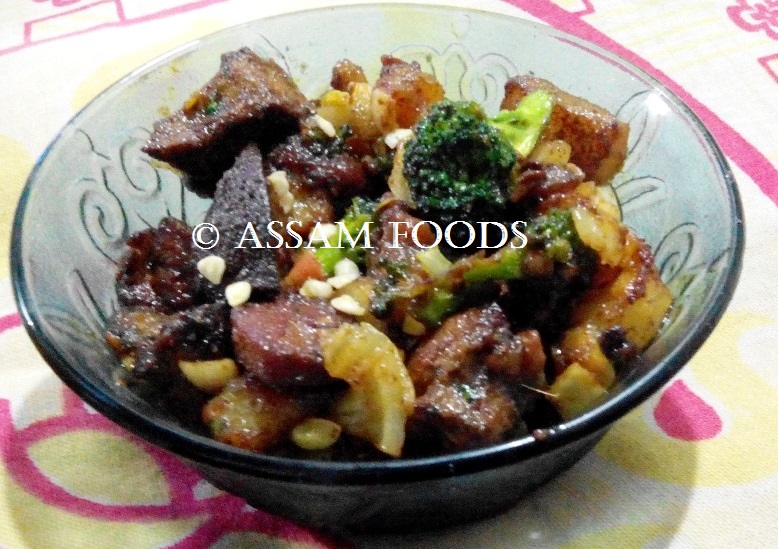 Assamese Pork Dry Fry | assam foods