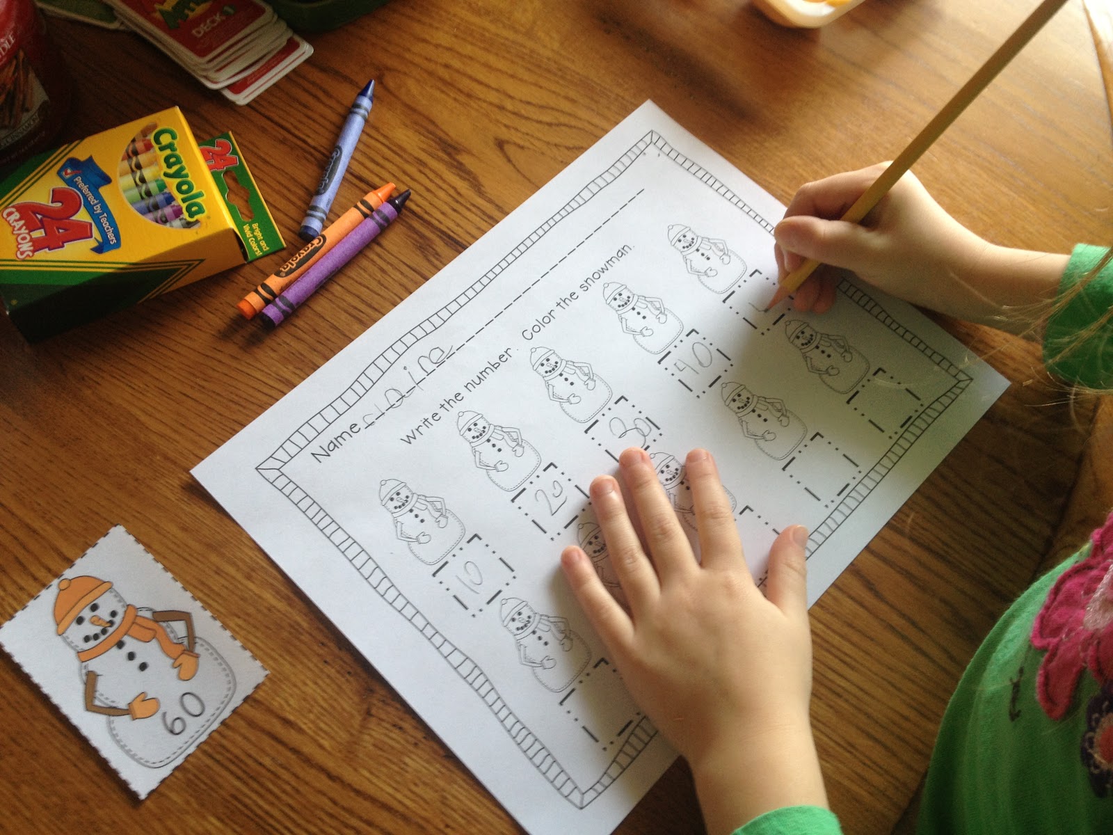 Winter Math Centers - Mrs. Pauley's Kindergarten