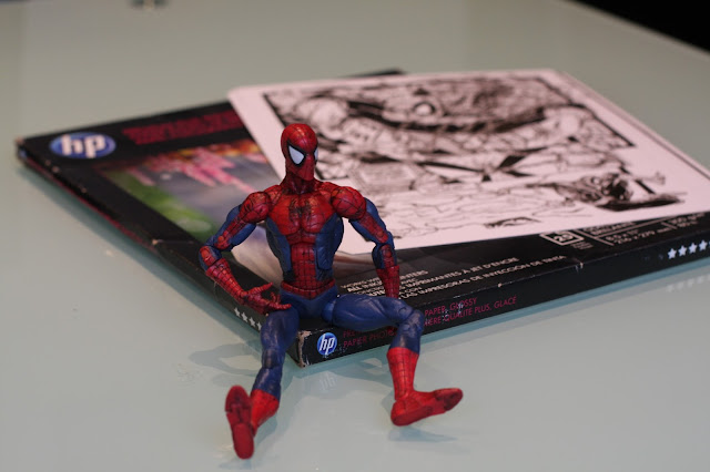 GEEK DIY BAM!: SPIDER-MAN ACTION FIGURE SHADOW BOX DISPLAY WALL ART DIY