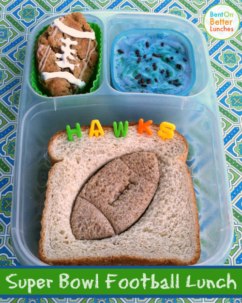 Super Bowl Football Lunch | BentOnBetterLunches