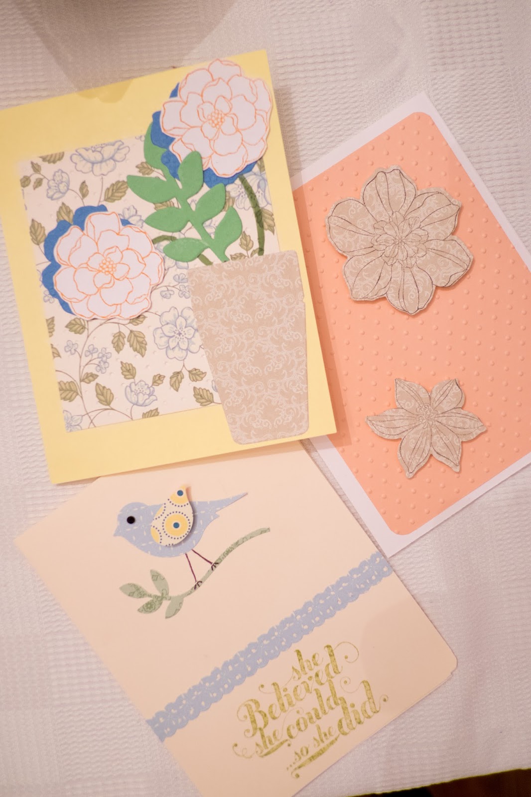 Domestic Fashionista: Girl's Night Card Making Party