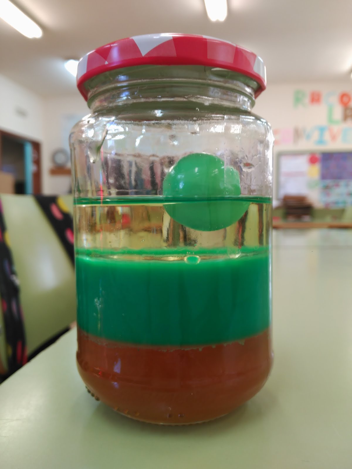 Jugando con la Ciencia: Los líquidos flotan y se hunden