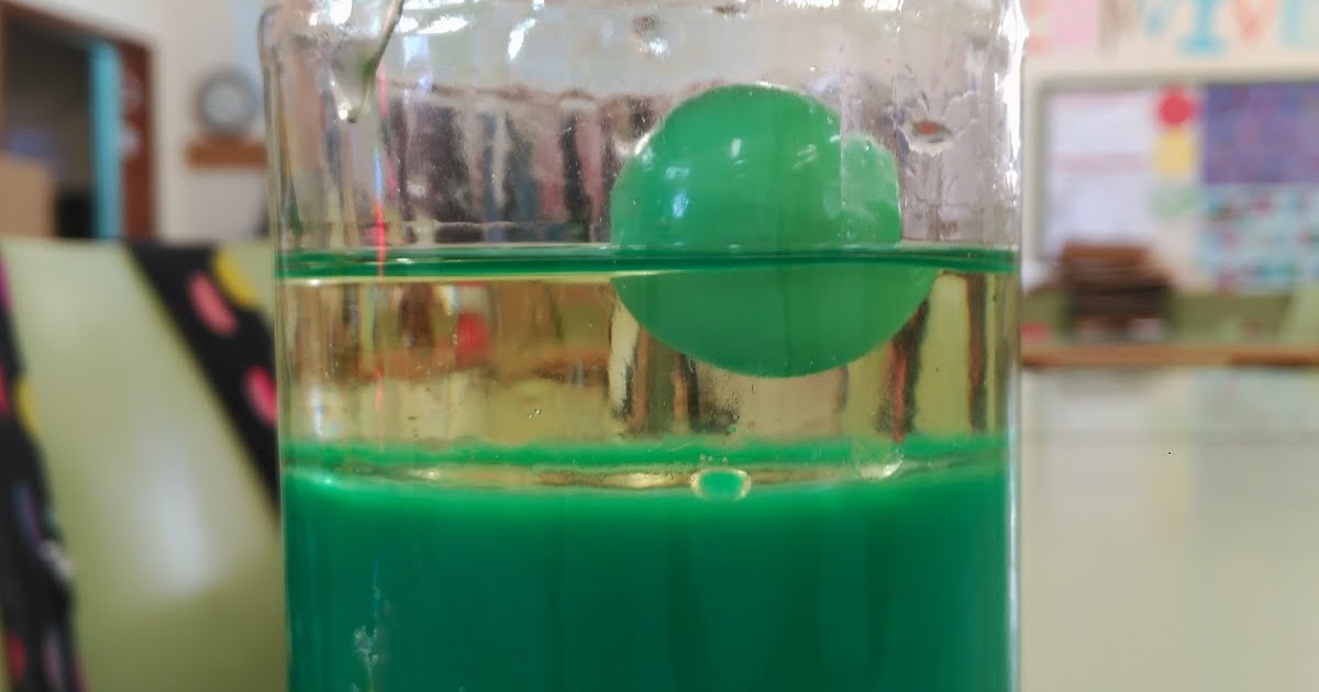 Jugando con la Ciencia: Los líquidos flotan y se hunden