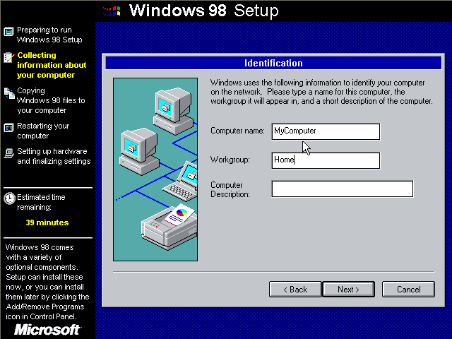 Pashtoon sariab: ~*Windows 98 Installation Step by Step With Screen Shots*~