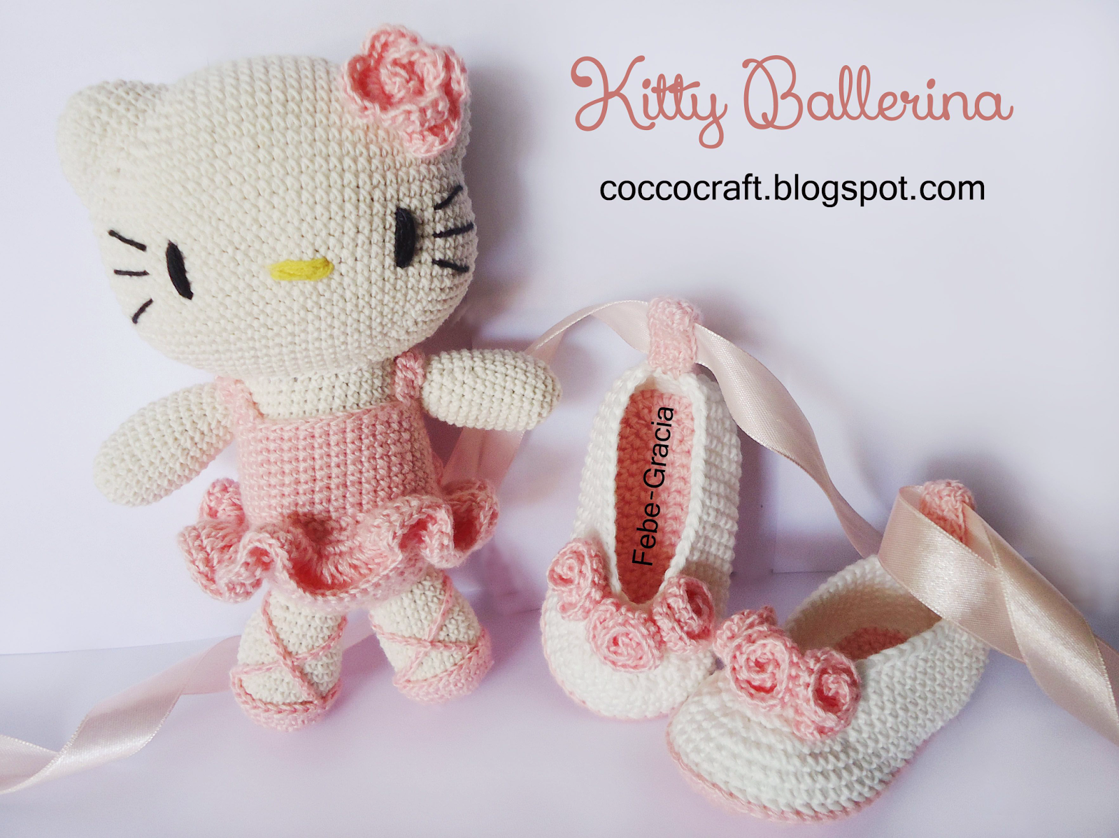 Kitty Ballerina Amigurumi And Baby Shoes Crochet Pattern - Funcolor Craft