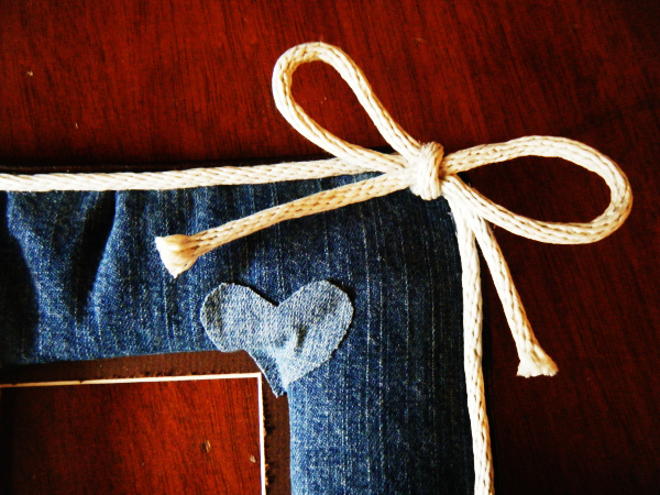 They Are All of Me: Denim Picture Frame