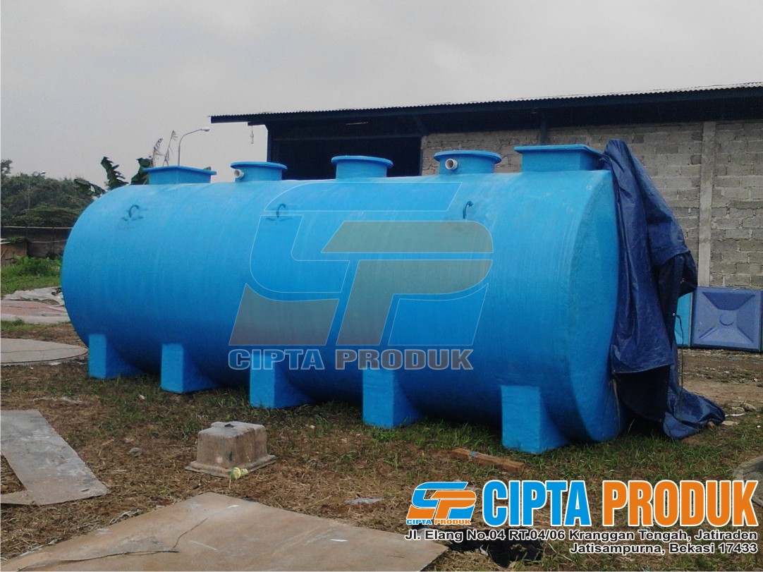 Tangki Ground Tank fiber: STP IPAL / Pengolahan Air Limbah