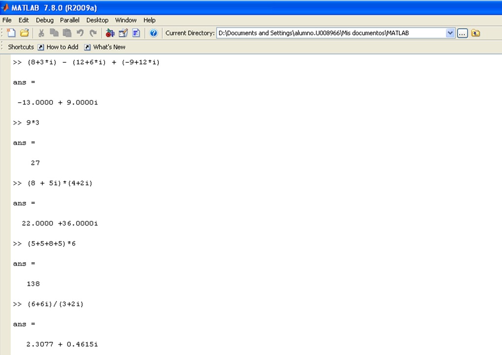 Adrian Antelo: Primeros pasos Matlab