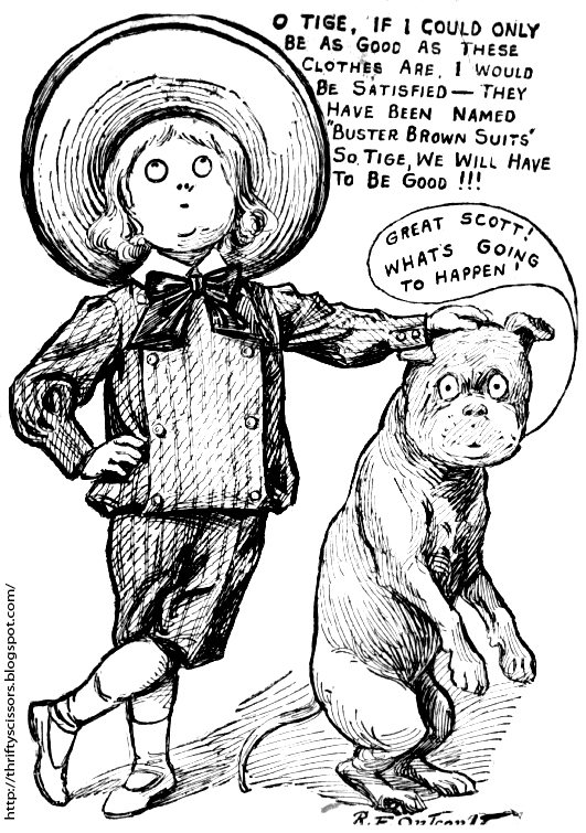 Buster Brown Coloring Pages | Thrifty Scissors