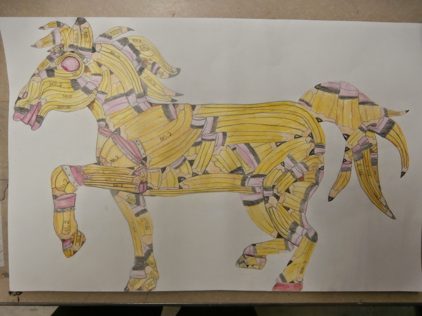 Mr. MintArt: Number 2 Pencil Project Spring 2014
