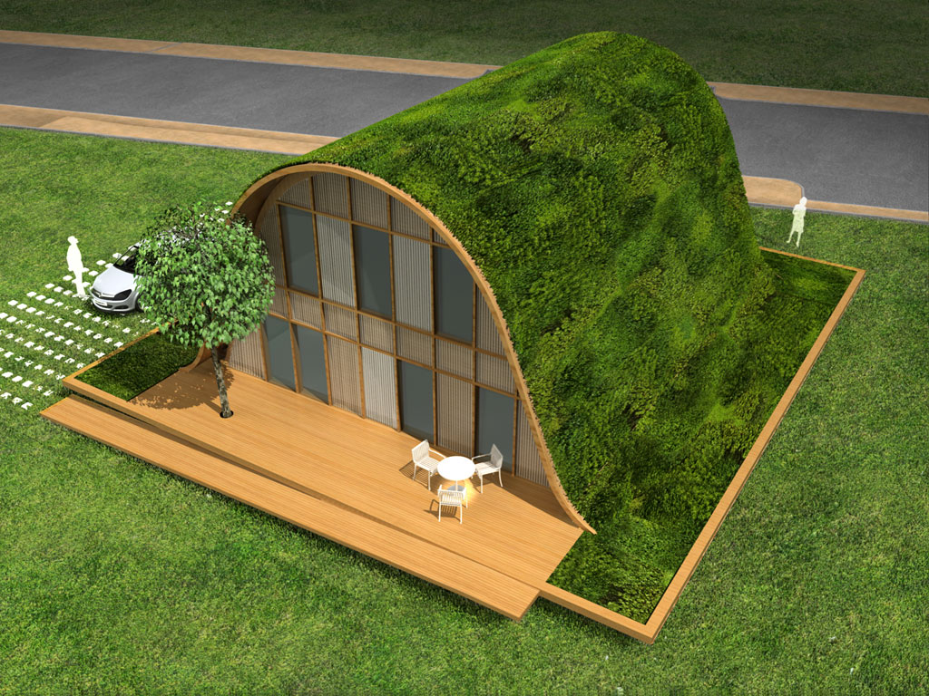 Eco-houses: life without electricity