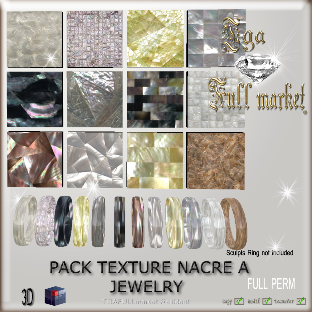 * SCULPT JEWELRY and MORE *: Pack Textures Jewelry
