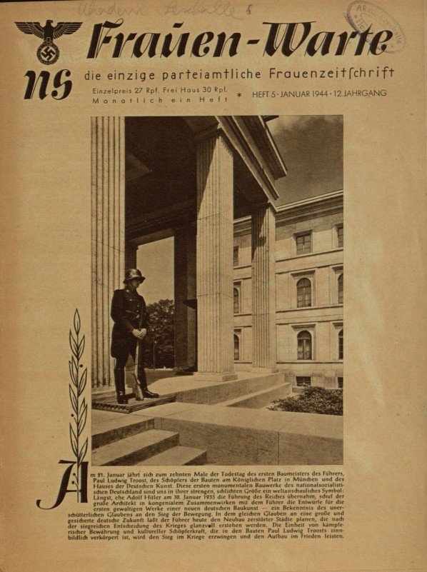 Nazi Magazine for Women: NS-Frauen-Warte Covers from 1941-1945 ...