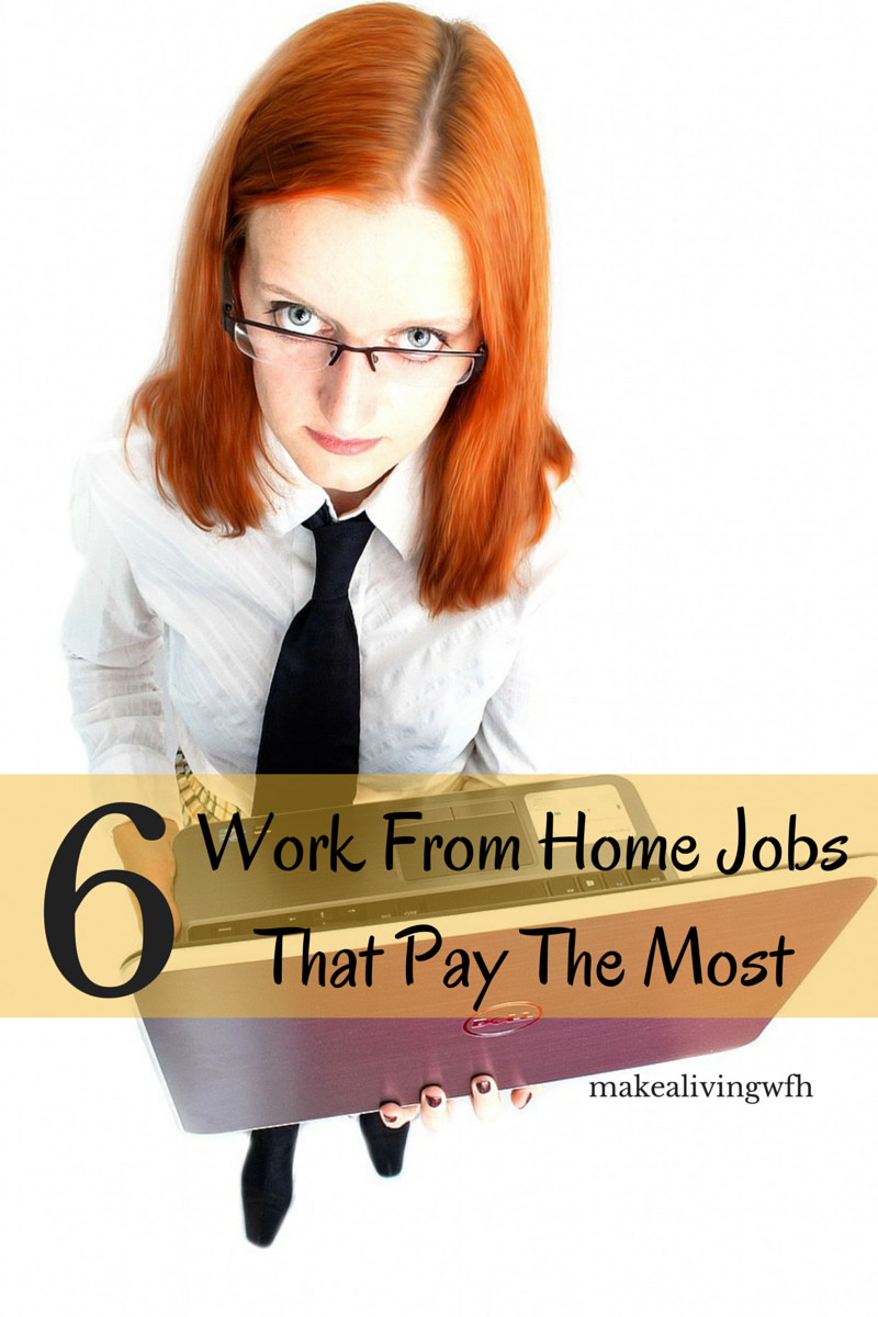6 Work From Home Jobs That Pay the Most | Make a Living Working From Home