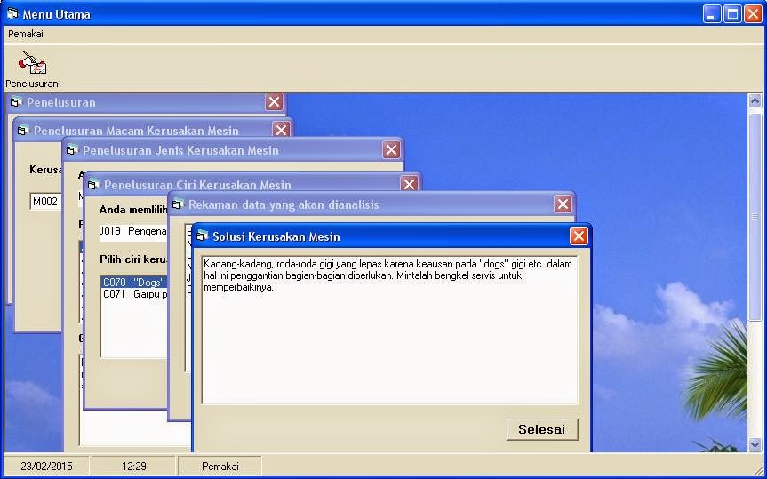 Sistem Pakar Diagnosa Kerusakan Mesin Motor Menggunakan Bahasa ...