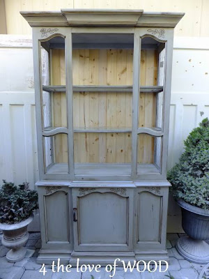 4 the love of wood: MAKING AN OPEN AIR DISPLAY CABINET - farmhouse grey ...