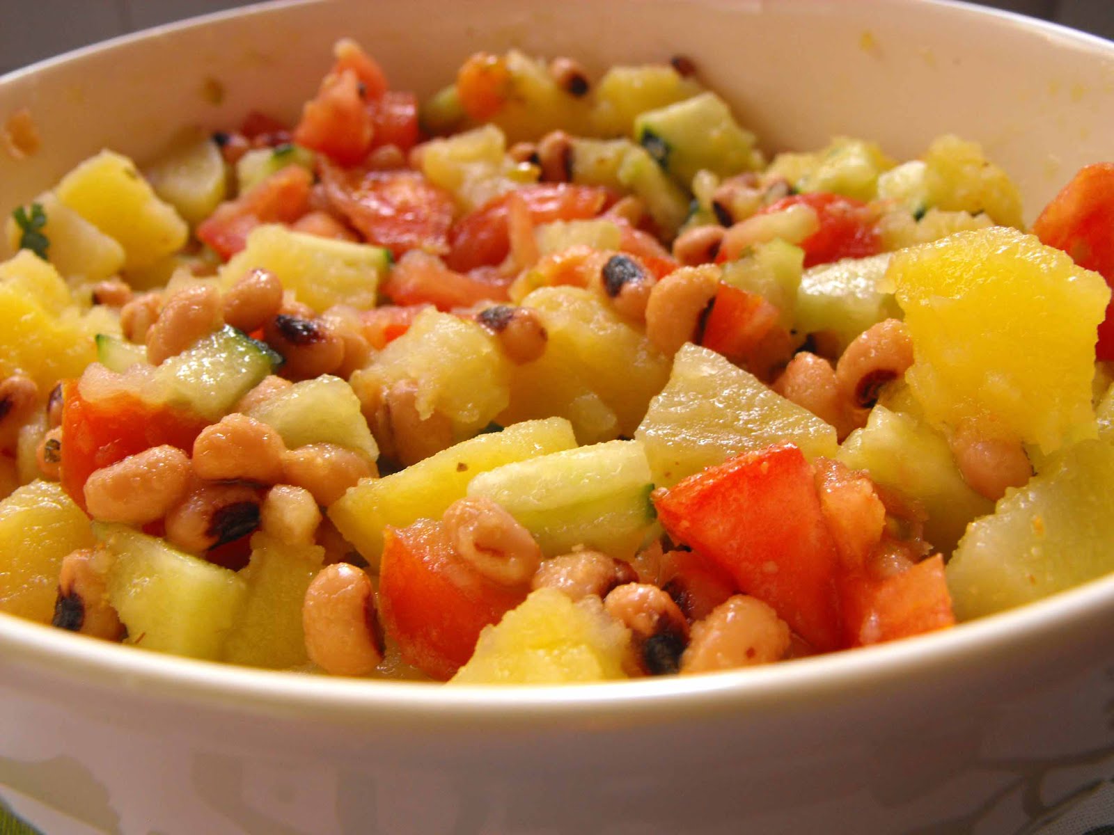 As receitas lá de casa: Salada de batata
