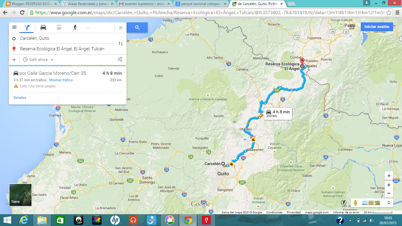 RESERVAS ECOLÓGICAS DE LA SIERRA: PRINCIPALES PARQUES DE LA SIERRA ...