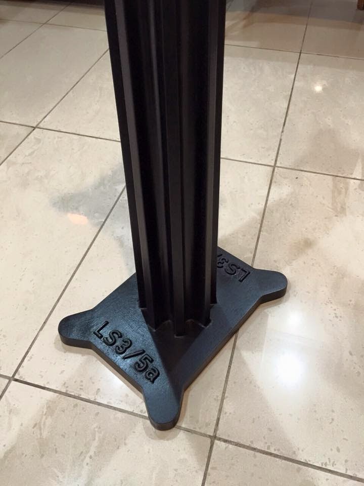 LS3/5a dedicated brass stand – M & S | Ultimate High-Fidelity