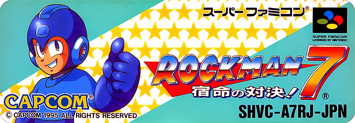 Super Nintendo Labels: Rockman 7
