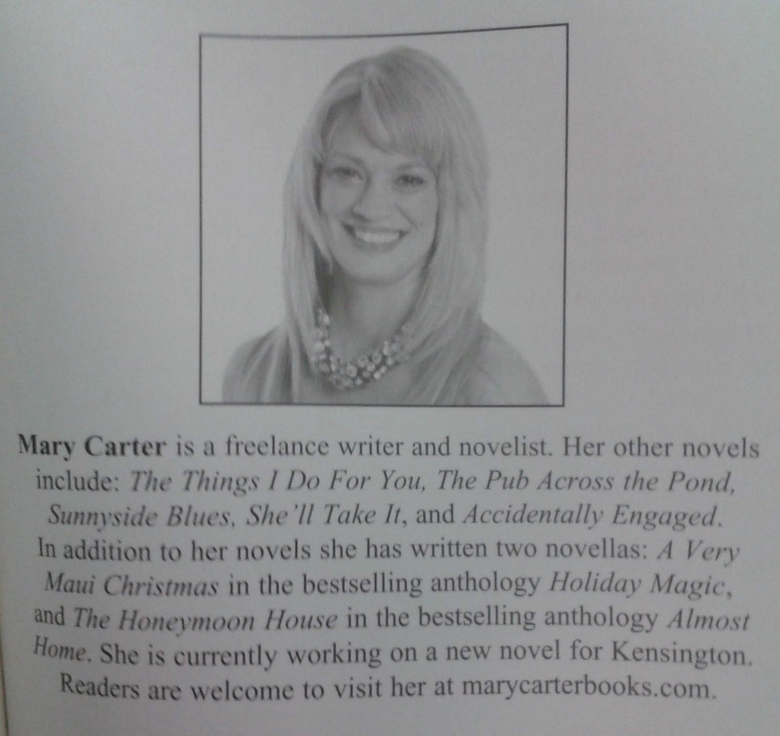 Melethwen's Memories: Mary Carter, Author