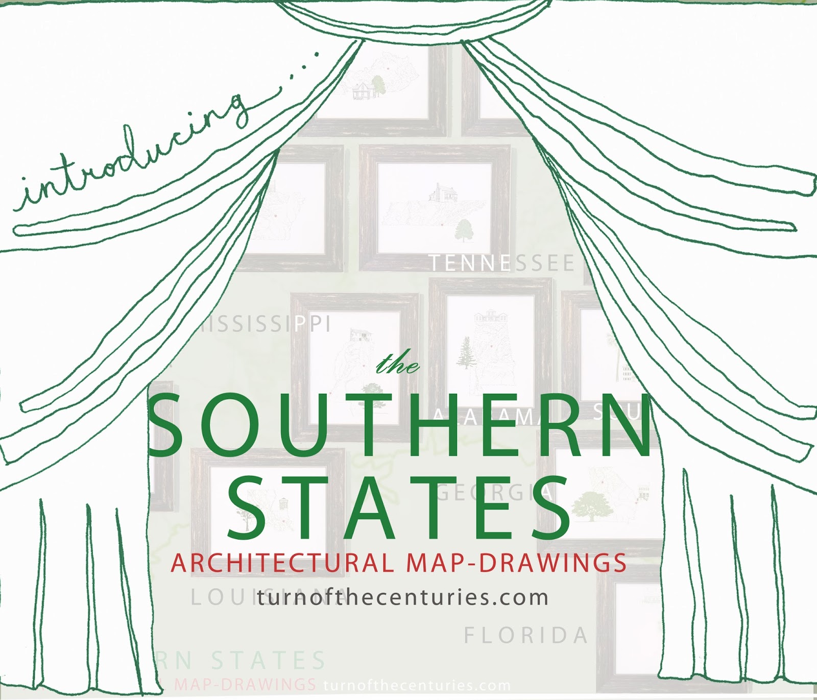 Usa Southern States Outline