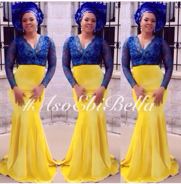 Royal Blue and Yellow Combination