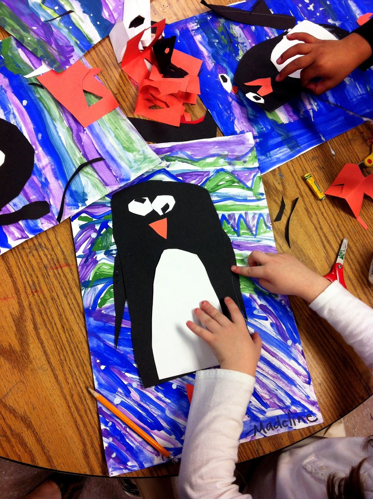 ChumleyScobey Art Room: Penguins in Antarctica