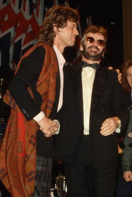 AFTERMATH: Mick Jagger in studio with Ringo Starr...